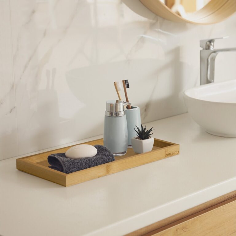 23 Chic Bathroom Tray Decor Ideas You'll Love
