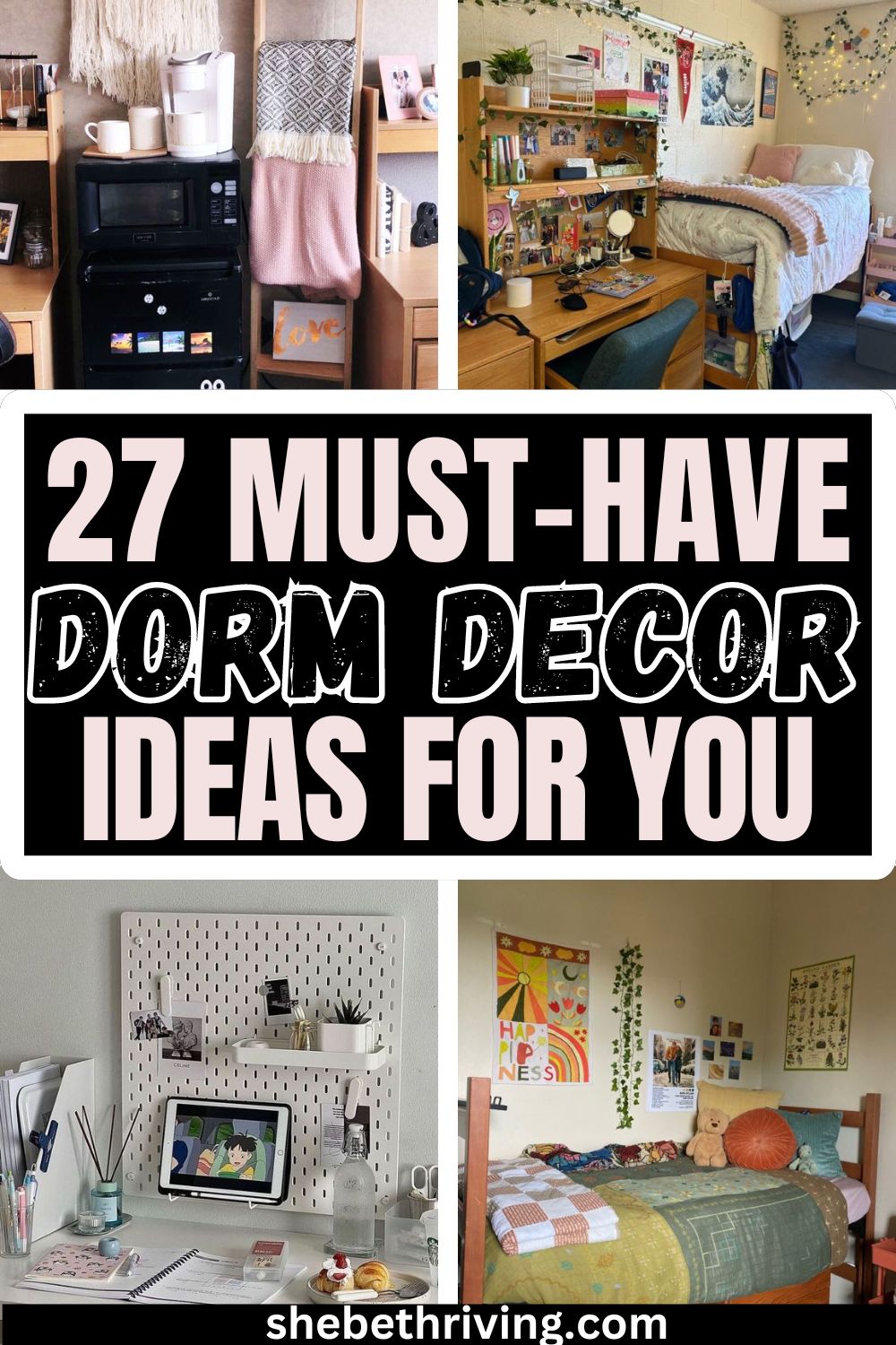 27 Best Dorm Decor Room Ideas to Kickstart College Life (2024)