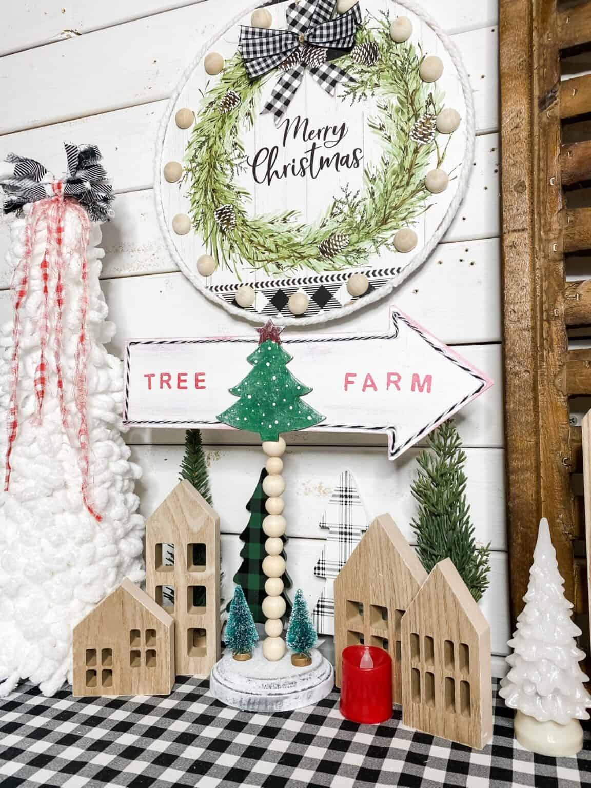 18 Farmhouse Christmas Decor Ideas To Feel All The Cozy Vibes - She Be ...